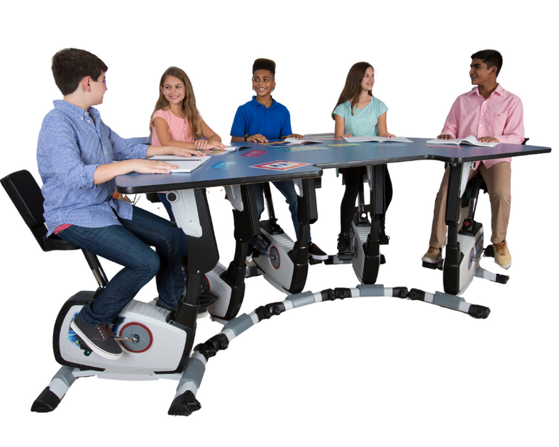 VARSITY PEDAL DESK - 5 STUDENT | Action Based Learning